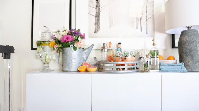 herb infused simple syrups & cocktail bar - My Sweet Savannah