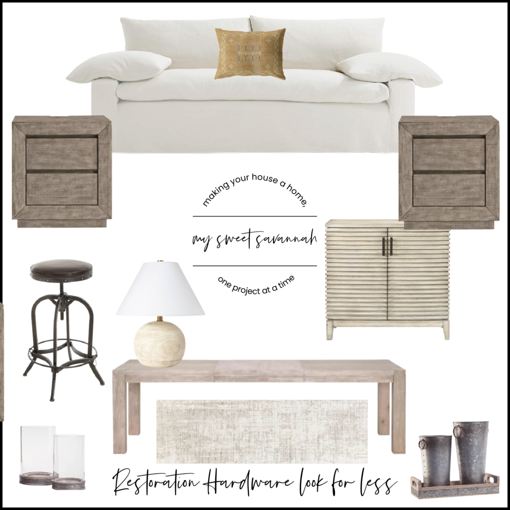 Restoration Hardware look for less - My Sweet Savannah