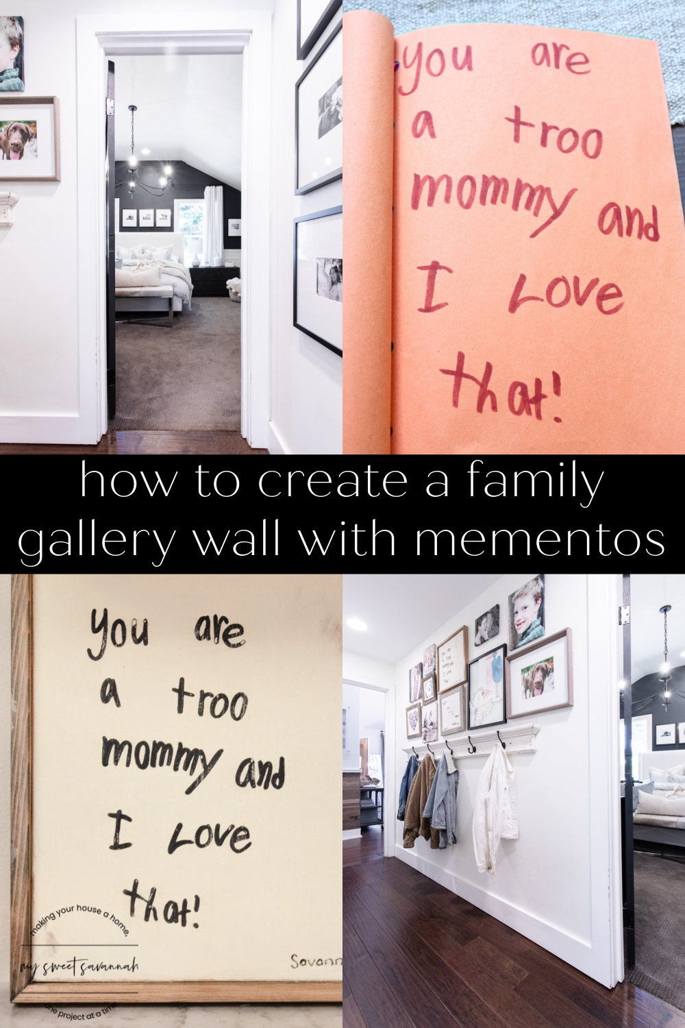 how to create a family gallery wall with mementos - My Sweet Savannah