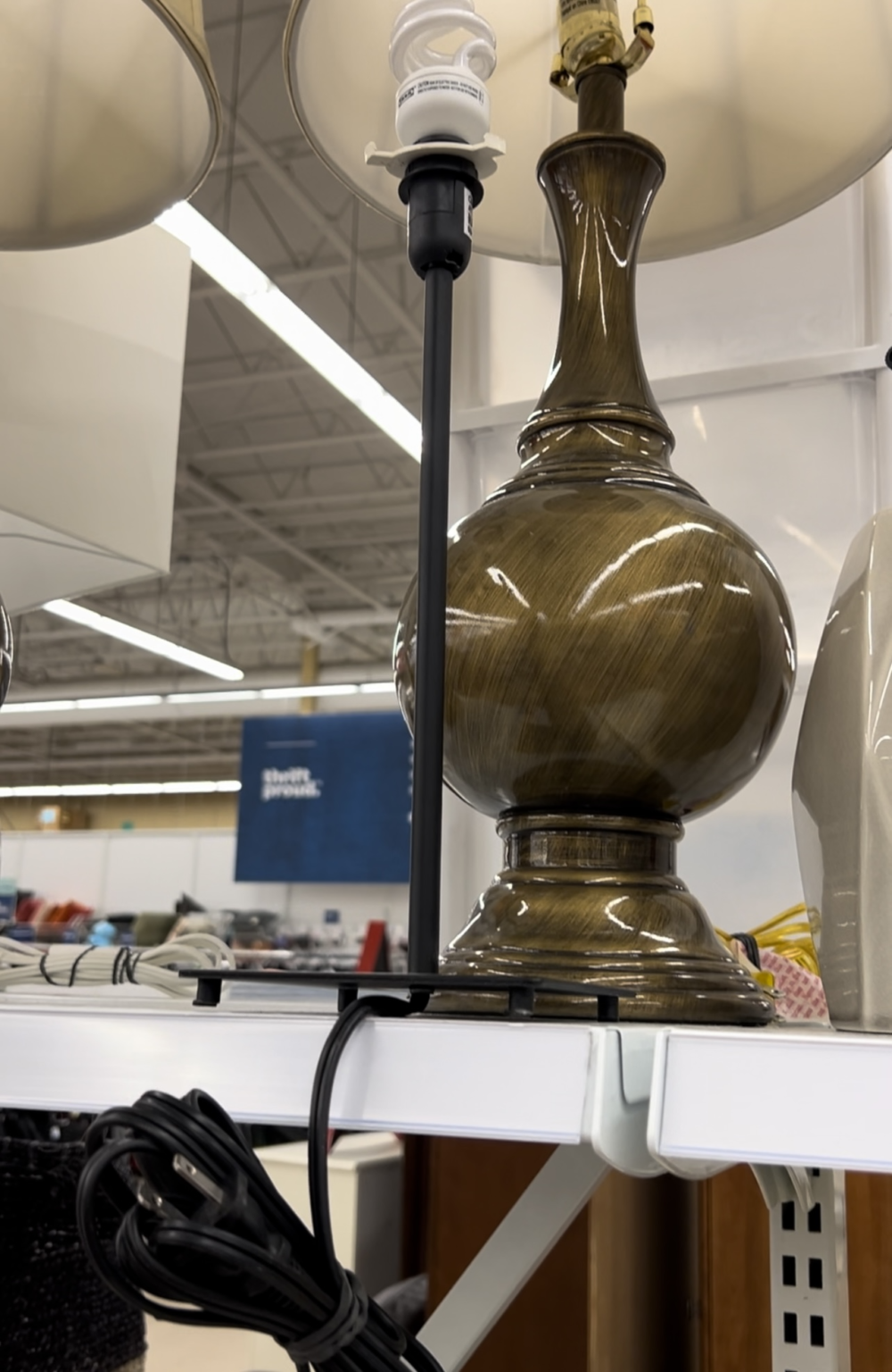 DIY custom lamp from thrifted find - My Sweet Savannah