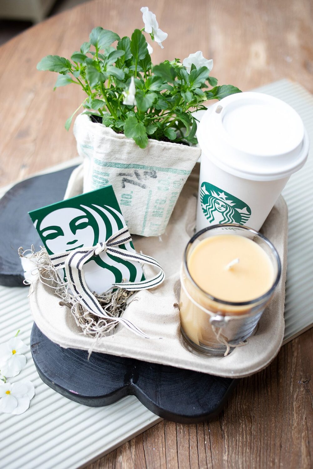 Creative Gift Ideas Using Starbucks Drink Carriers - My Sweet Savannah