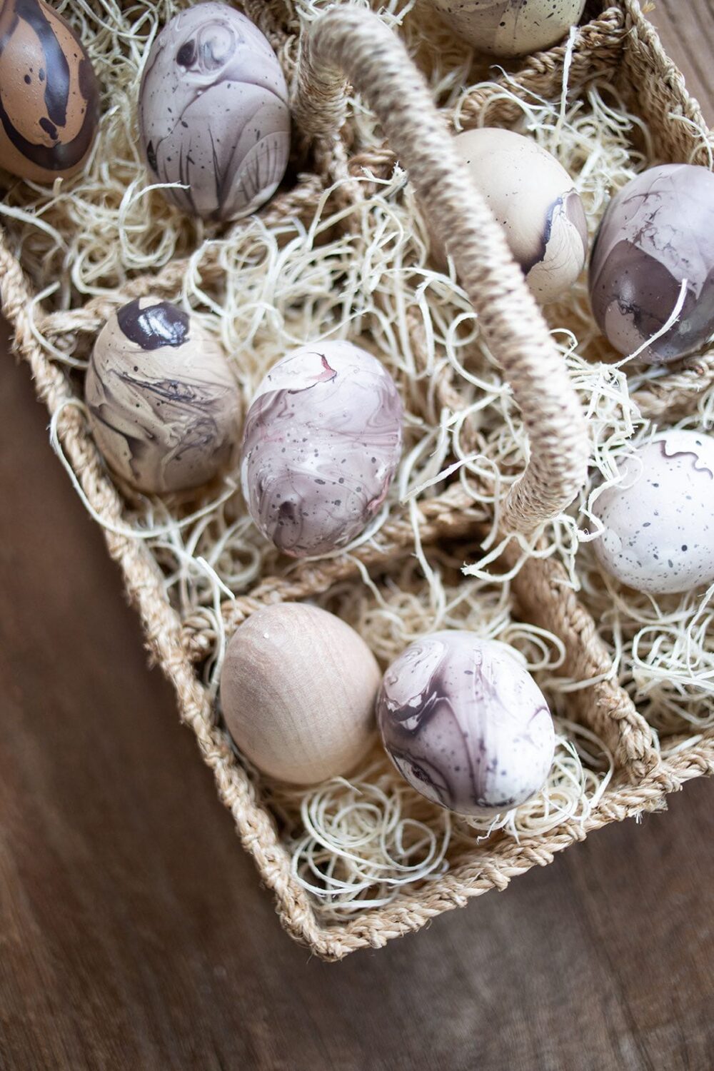 Neutral Marble Easter Eggs - My Sweet Savannah