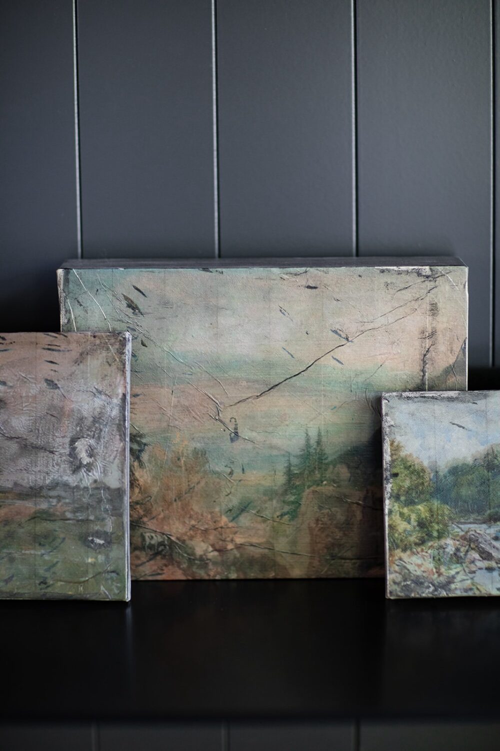 DIY Vintage Canvas Art: Thrifted Art Made Easy - My Sweet Savannah