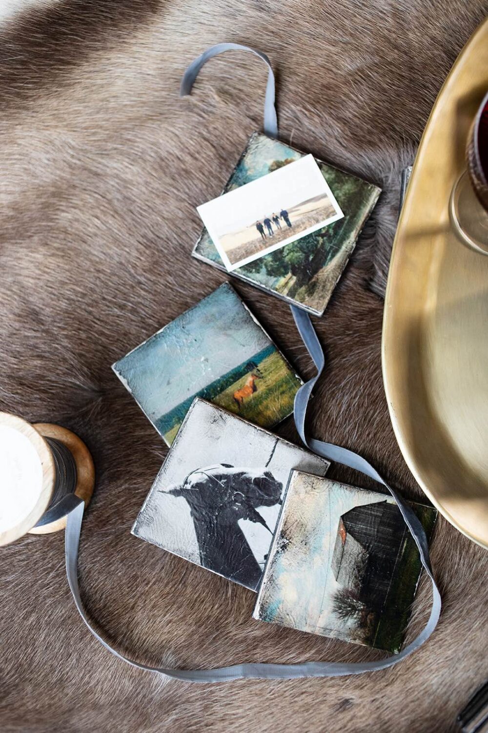 DIY Christmas Tile Coasters (Easy Handmade Gift Idea) - My Sweet Savannah